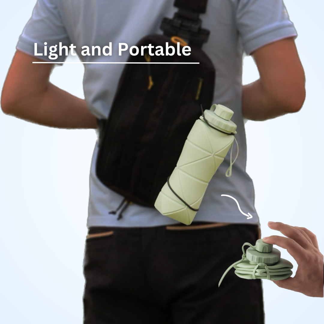 Bondi Swim | Foldable Water Bottle（600ML） – Sesamism